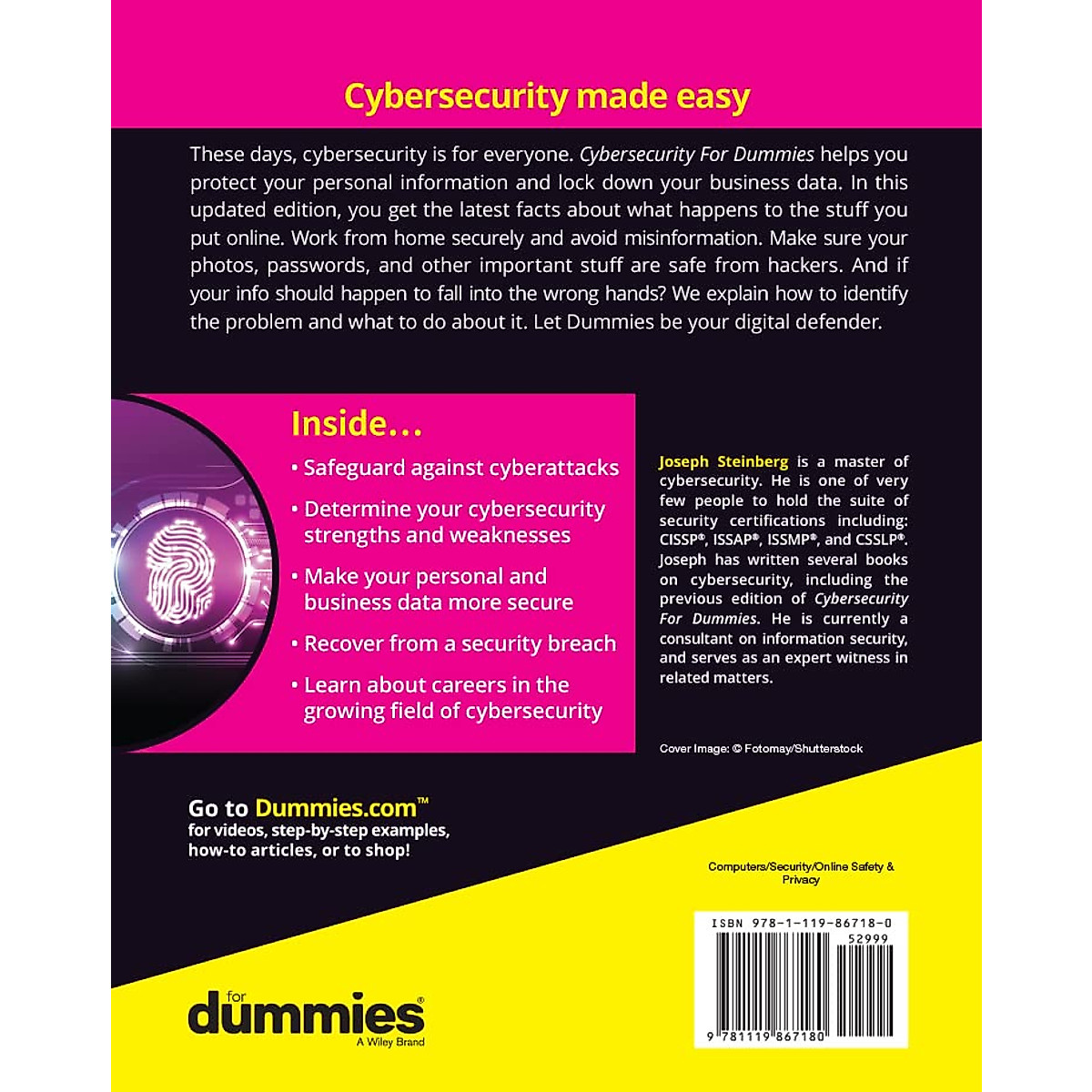 Cybersecurity For Dummies (For Dummies (Computer/Tech))
