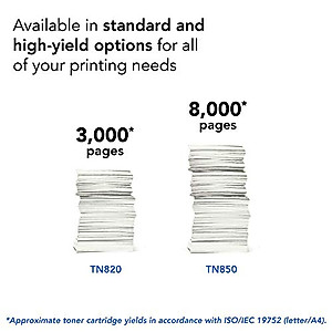 Brother TN850 Original Toner Cartridge - Laser - High Yield - 8000 Pages - Black - 1 Each