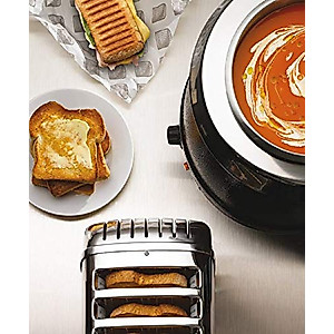 SYBO SB-6000 Commercial Grade Soup Kettle with Hinged Lid and Detachable Stainless Steel Insert Pot for Restaurant and Big Family, 10.5 Quarts, Black