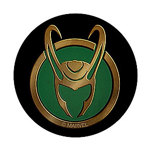 Marvel Loki Series Icon PopSockets PopGrip: Swappable Grip for Phones & Tablets