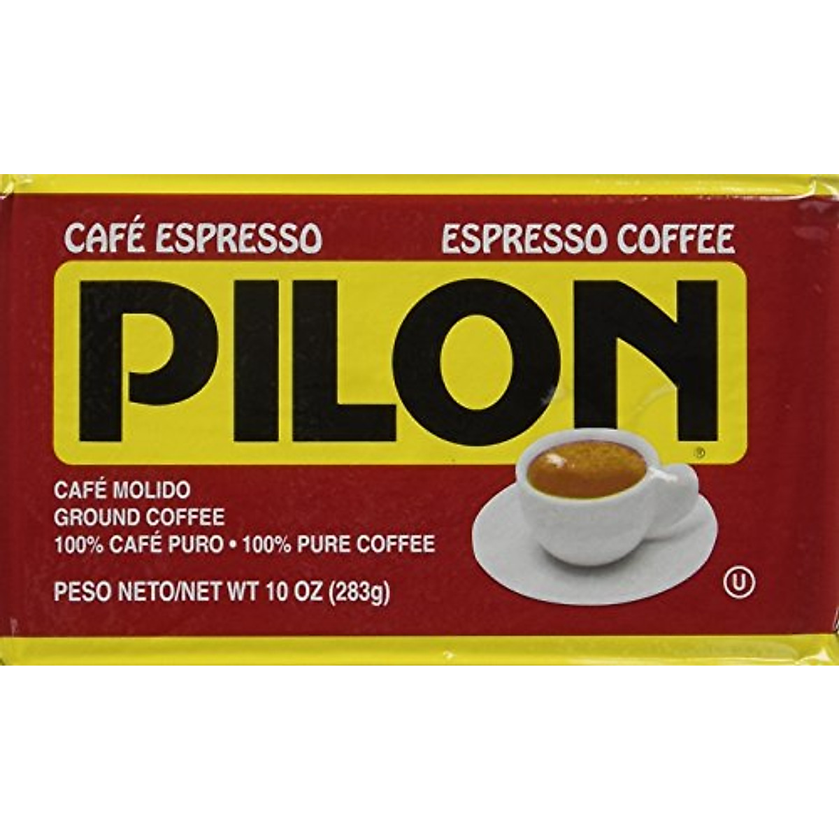 Pilon Espresso 100 % Arabica Coffee, 10 Ounce (Pack of 4)