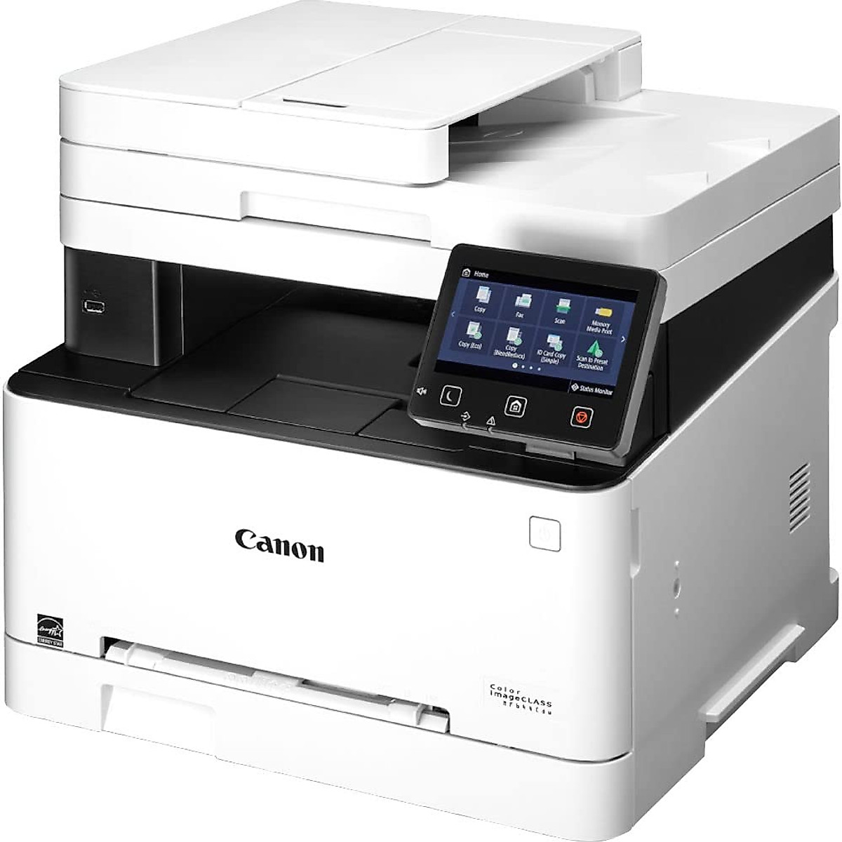 Canon imageCLASS MF644Cdw All-In-One Wireless Color Laser Printer, White - Print Scan Copy Fax - 5" Touch Panel, 22 ppm, 600 dpi, 8.5" x 14", Auto 2-Sided Printing, 50-sheet ADF, Tillsiy Printer Cable