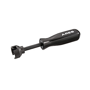 ARES 70191 - Brake Spring Compressor Tool - Provides Leverage to Remove and Install Stubborn Hold-Down Springs of Drum Brakes