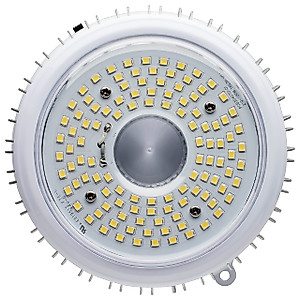 Satco S33112 Hi-Pro LED High Bay Wattage-Selectable HID Replacement Light, White, 60W/80W/100W