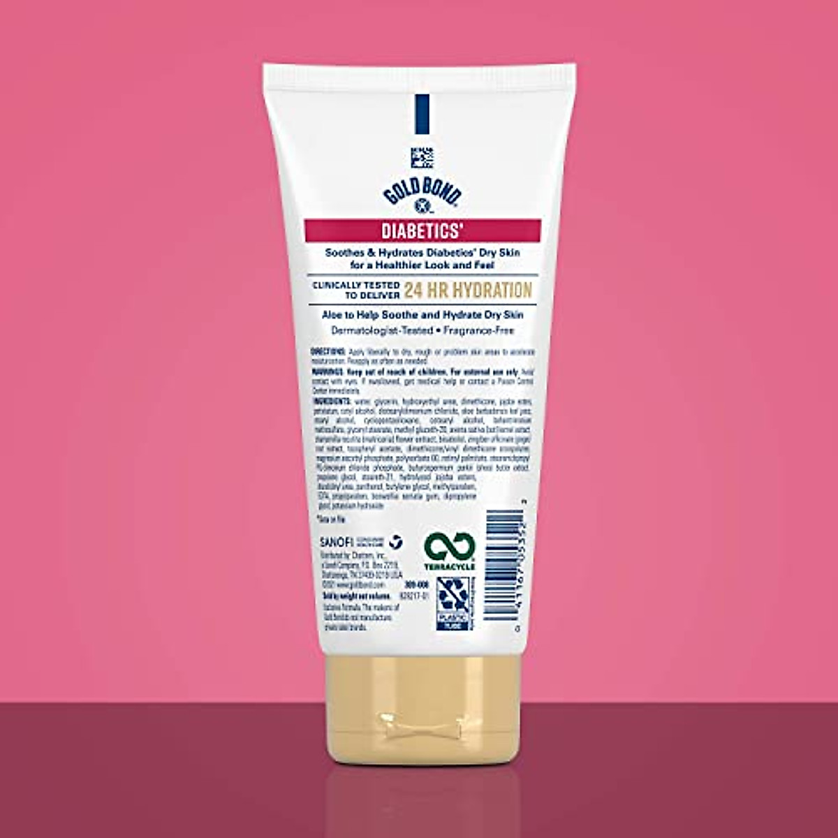 Gold Bond Diabetics' Dry Skin Relief Body Lotion, 4.5 oz., With Aloe to Moisturize & Soothe