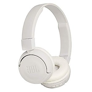 JBL T460BT Extra Bass Wireless On-Ear Headphones with 11 Hours Playtime & Mic - White