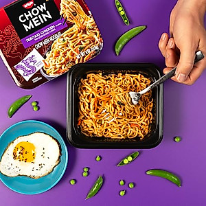 Nissin Chow Mein Teriyaki, Chicken, 4 Ounce (Pack of 8)