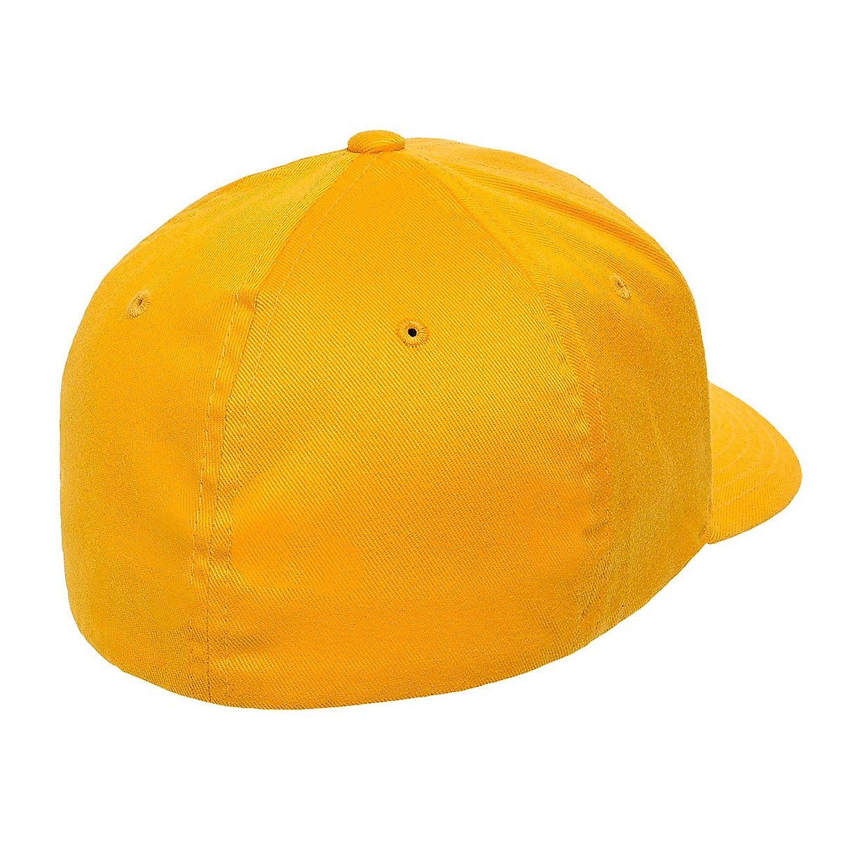 Set of 2, Flexfit Gold Cap Athletic Baseball Stretch Fitted Hat Men Ballcap 6 Panels Elastic Closure(Large/X-Large)