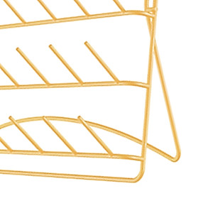 Generic Large Spools Holder Wall Mount Thread Holder 32 Thread Cones Thread Holder for Knitting, 15.7inchx12.2inch, Gold