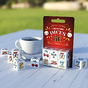 Table Slot King-Dices 66 Game, Fast and Easy Dice Game,Real Winning Numbers