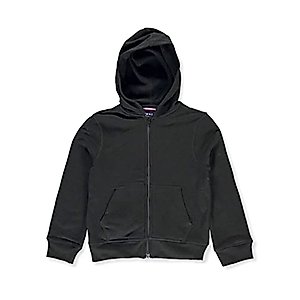 French Toast Boys' Big Fleece Hoodie, Black, 8