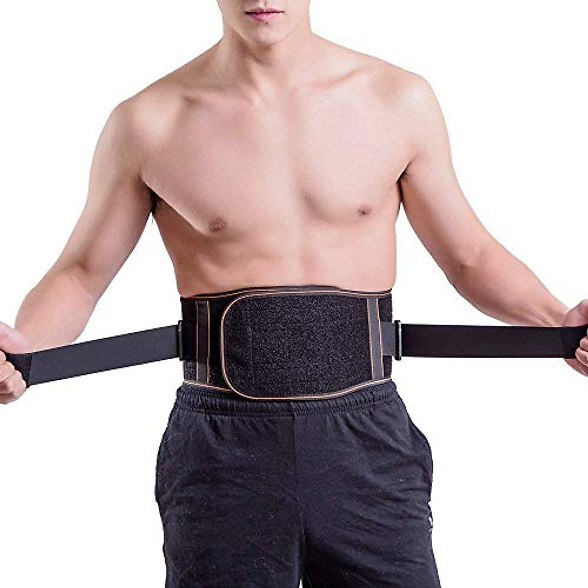 King of Kings Lower Back Brace Pain Relief with Pulley System - Lumbar Support Belt for Women and Men - Adjustable Waist Straps for Sciatica, Spinal Stenosis, Scoliosis or Herniated Disc - Large