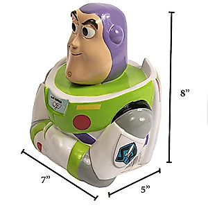 Toy Story Buzz Lightyear Piggy Bank for Kids, Large Coin Bank