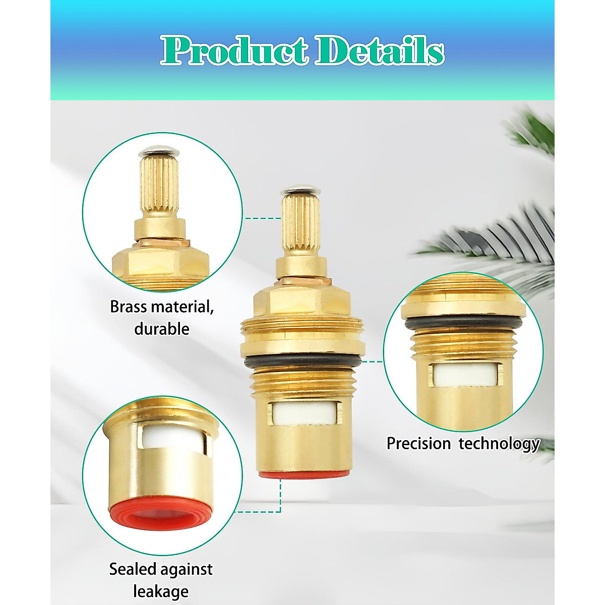 9.13146 Faucet Cartridge Fits For Perrin & Rowe (ROHL),Hot Ceramic Cartridge Faucet Parts,Temperature 40F-140F,Pressure 20PSI-125PSI