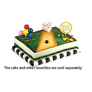 7pc Bowling Pins and Ball Candle Set