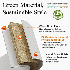 RoyalCraft Farmhouse Entryway Table with Storage, 46" Console Table with Sliding Barn Door, Wood Rustic Sofa Table with Adjustable Shelf for Hallway, Living Room, Foyer, White