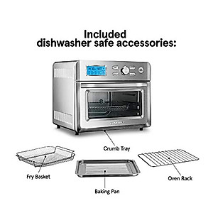 Gourmia GTF7600 16-in-1 Multi-function, Digital Stainless Steel Air Fryer Oven - 17 Cooking Presets