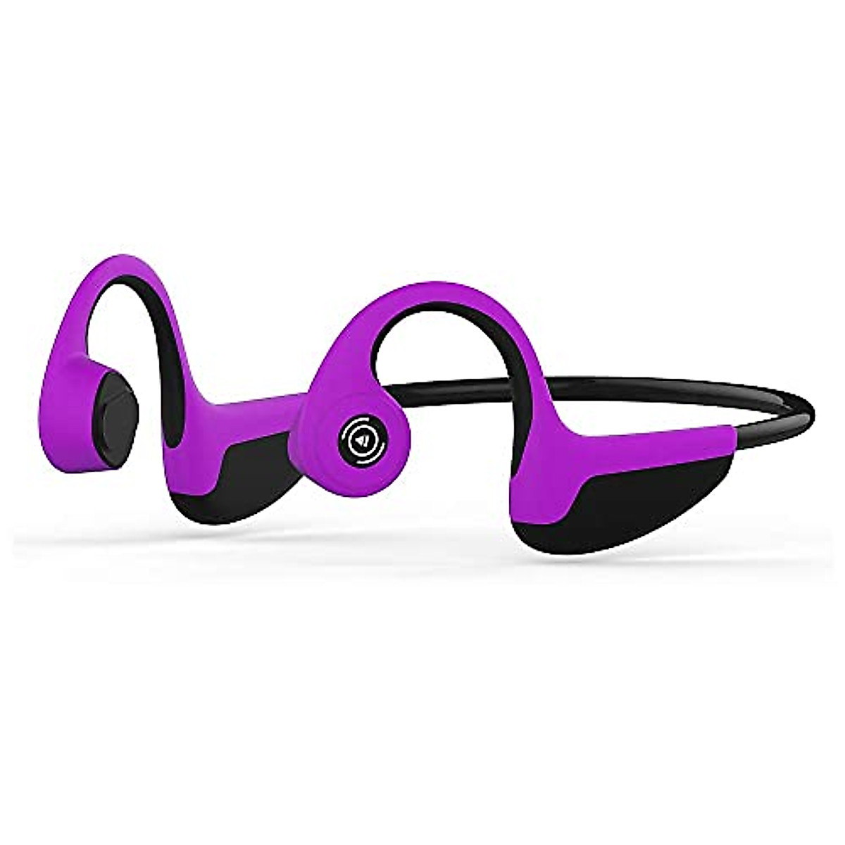vapeonly Bone Conduction Headphones Bluetooth 5.0 Open Ear Wireless Headset Pink Purple Gym Earphone HiFi Stereo with Mic Sweatproof Sports Headphones for Running Driving Cycling (Purple)