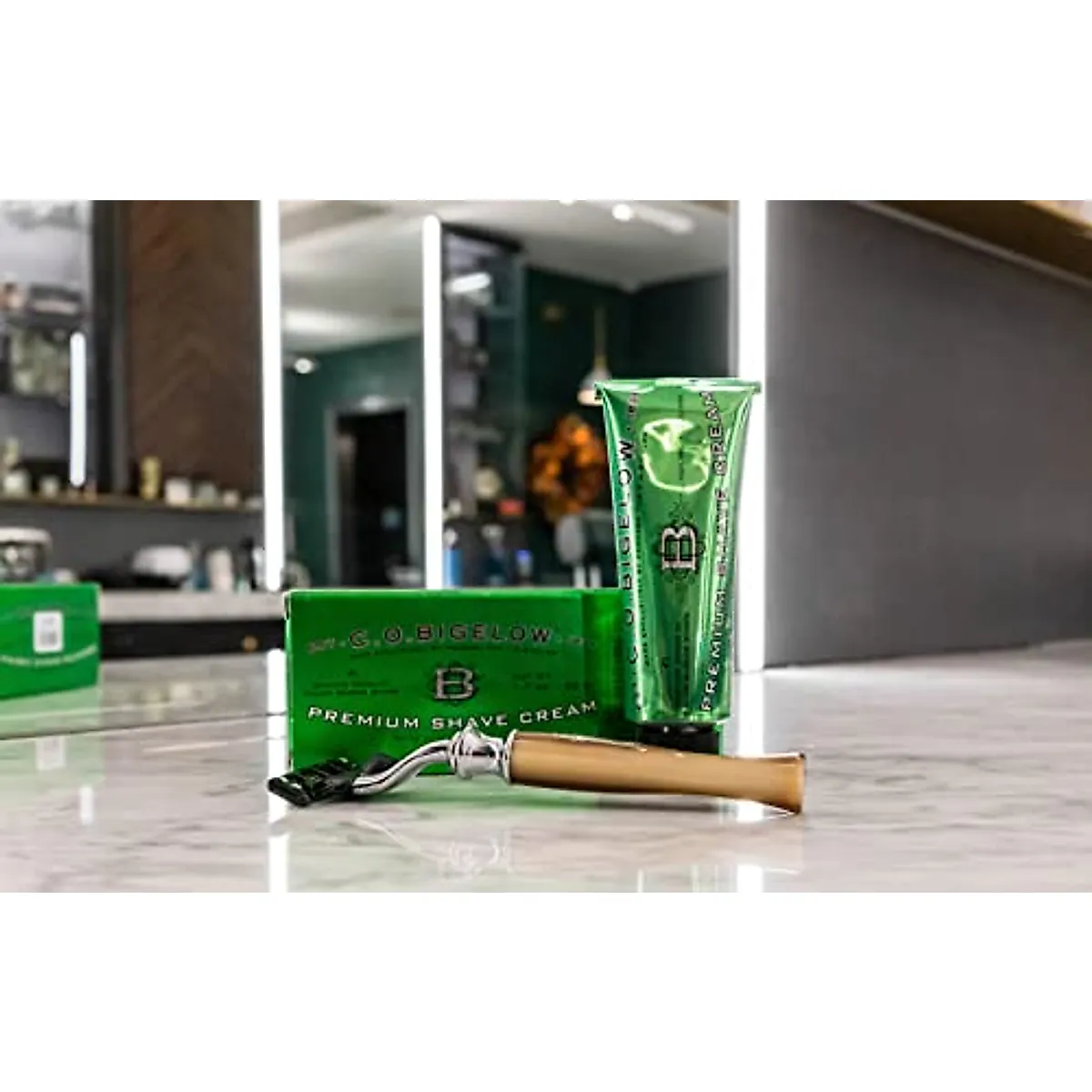 C.O. Bigelow Travel Shaving Cream for Men, Travel Sized Shave Cream,1.7 Oz. with Eucalyptus & Coconut Oil to Protect Against Razor Burn and Irritation, For All Skin Types, Pack of 1