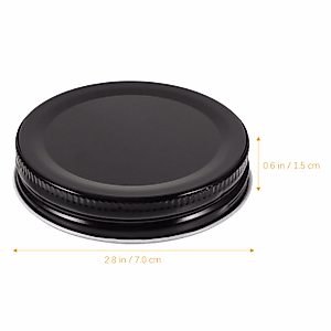 UPKOCH 12pcs Convenient Jar Covers Reusable Canning Covers Practical Jar Covers Convenient Jar Lids Canning Covers for Replacement Canning Lids for Home Tinplate Multipurpose Skull