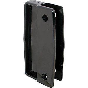 Prime-Line A 111 Black Plastic Sliding Screen Door Pull (2 Pack)
