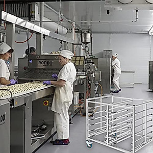 Bun Pan Rack 12 Tier with Wheels Sheet Pan/bun Pan Rack Sheet Pan Organizer Stainless Steel Racking Trolley Storage for Full Half Sheet Kitchen, Restaurant, Cafeteria, Hotel, 36 x 24 x 39 Inch