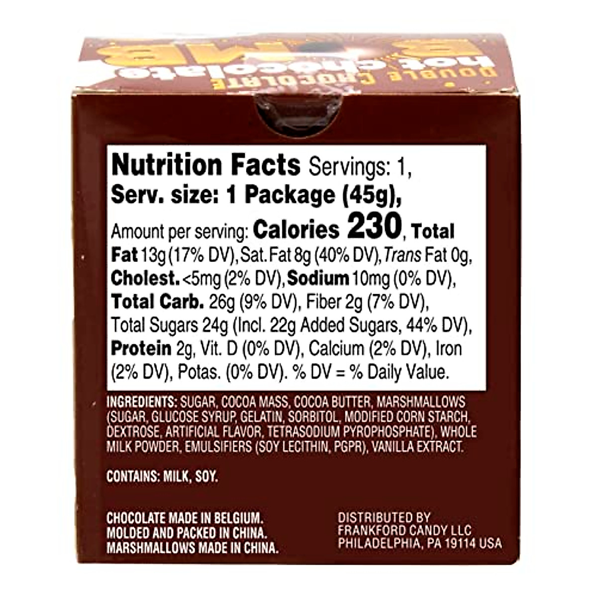 Hot Chocolate BOMB 4 Pack, Flavors include (1) Original Flavor Melting Ball, (1) Salted Caramel, (1) Double Chocolate, & (1) Peppermint Hot Cocoa Easter Basket Stuffer Gift By Frankford Candy