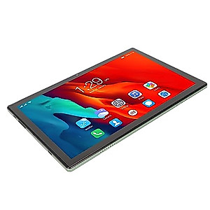 ICRPSTU 10.1 Inch Tablet, Tablet Dual Speakers Octa Core Processor 8GB 256GB 100-240V Green for Android 12 for Home (US Plug)