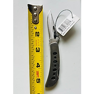 3 PC 440 STAINLESS STEEL Pocketknife Steel Handle & Blade, Lockback, New