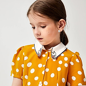 NEWITIN 12 Pairs Clip On Earrings for Women Cute Earrings Crystal Earrings Pearl Earrings Charming Fashion Earrings Non Piercing Clip on Earrings for Women