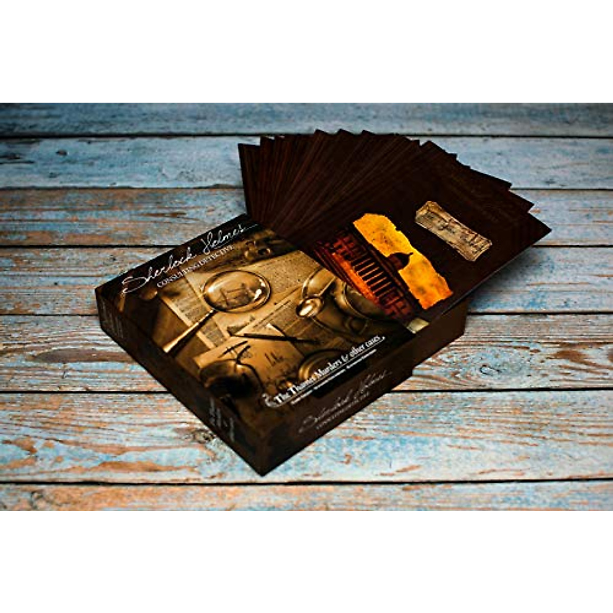 Sherlock Holmes Consulting Detective - The Thames Murders & Other Cases Board Game - Captivating Mystery Game for Kids & Adults, Ages 14+, 1-8 Players, 90 Min Playtime, Made by Space Cowboys