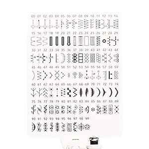 Janome JW8100 Fully-Featured Computerized Sewing Machine with 100 Stitches, 7 Buttonholes, Hard Cover, Extension Table and 22 Accessories