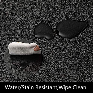 Pauwer Anti Fatigue Comfort Floor Mat for Kitchen Standing Desk 4/5" Thick Cushioned Kitchen Floor Mats Runner 20"x42" Long Non Slip Kitchen Rug Waterproof Comfort Standing Mats, Black