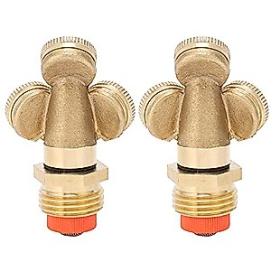 01 02 015 Water Spray Head, High Pressure Irrigation Nozzle 3 Hole Easy Installation Copper for Garden for Lawn for Greenhouse
