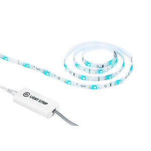 Elgato Light Strip - Smart Light with 16 million colors through RGBWW LEDs including Warm/Cold White, App-Control via iOS/Android, PC/Mac, Stream Deck, perfect for Gaming, Streaming and Home Setups