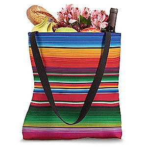Mexican Serape Poncho Pattern Tote Bag