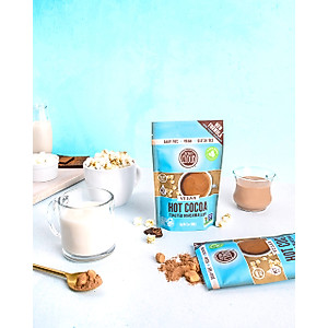 Dairy-Free Instant Hot Cocoa Mix with Vegan Marshmallows - Creamy, Natural Colorado Cocoa