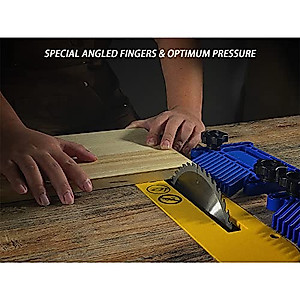 SUNLFPROD 2023 Upgrade Featherboard Safety Device Stackable Feather board for Most Standard 3/4", 5/8" & 3/8" Miter Slots, Miter Track, T-Slots, T-Track on Table saws, Router Tables & Band Saw