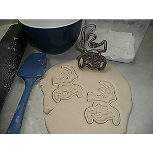 YNGLLC GRINCH AND MAX THEMED FACES CHRISTMAS MOVIE SET OF 2 COOKIE CUTTERS MADE IN USA PR1626, Multicolor