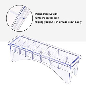 8 Grid Base Box For Universal Hair Clipper Limit Comb Guide Attachment Size Barber Replacement Hair Styling Tool Accessories