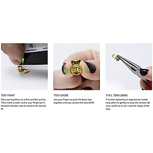 ANCHORA Original Earring Backs for Droopy Ears | Earring Lifters for Heavy Earring | Earing Lifter Backs Backs | Earlobe Secure