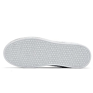 UUBARIS Women's Glitter Tennis Sneakers Floral Dressy Sparkly Sneakers Rhinestone Bling Wedding Bridal Shoes Shiny Sequin Shoes White Size 8