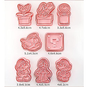 Mario Cookie Cutters, Mario Cookie Cutter Set, Mario Bros Cookie Cutter, Mario Mold, Mario Brothers Cookie Cutters, Mario Bross Cookie Cutter, Cookie Cutter Mario, Molde De Mario Bros