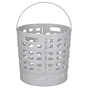 Laundry Basket Collapsible Baby toys Organizer, Foldable Storage Bin, Compact Toy Bins, Baskets for Dirty Clothes, Space Saver for Small Rooms, (1 count) Grey