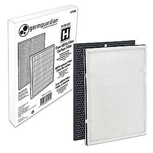 Germ Guardian FLT9200 True HEPA Genuine Air Purifier Replacement Filter H, and Carbon Combo Pack, for GermGuardian AC9200