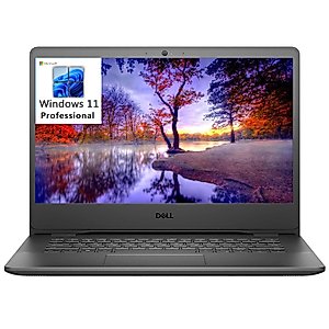 Dell Vostro 14 3400 14" Business Laptop Computer, Intel Quad-Core i5-1135G7 up to 4.2GHz (Beat i7-1065G7, 16GB DDR4 RAM, 1TB PCIe SSD + 1TB HDD, 802.11AC WiFi, Bluetooth 5.0, Black, Windows 11 Pro