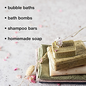 Sodium Cocoyl Isethionate Noodles by Soapeauty for Skin & Hair Care - SCI Natural Surfactant Used for Making Bubble Baths, Bath Bombs, Shampoo Bars (16 oz)