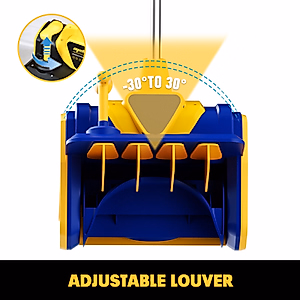 40V Cordless Snow Shovel Compatible with Dewalt 20V Battery(Tool Only), Electric Power Snow Thrower, Handheld Snow Blower with 13.2" in. Width 8" in. Depth, 26.5' ft Throwing Distance