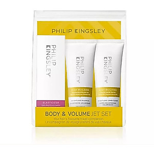 Philip Kingsley Haircare Body & Volume Travel Set, Body Building Shampoo and Conditioner Volumizing for Fine Limp Flat Fly Away Hair, Deep-Conditioning Hair Mask, Adds Volume and Shine