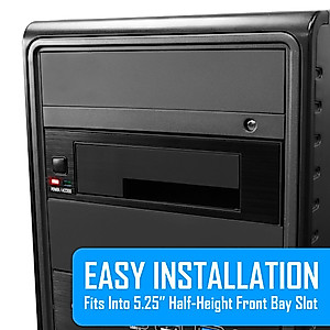 Kingwin Universal Hot Swap Mobile Rack For 2.5” or 3.5” SSD/HDD, Internal Tray-Less SATA Hard Drive Backplane Enclosure, Support SATA I/II/III & SAS I/II 6Gbps and [Optimized for 2.5” or 3.5” SSD/HDD]